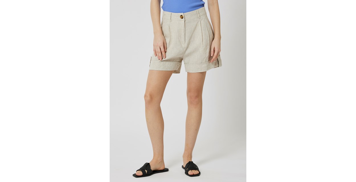Lou linshorts Oatmeal | VIC