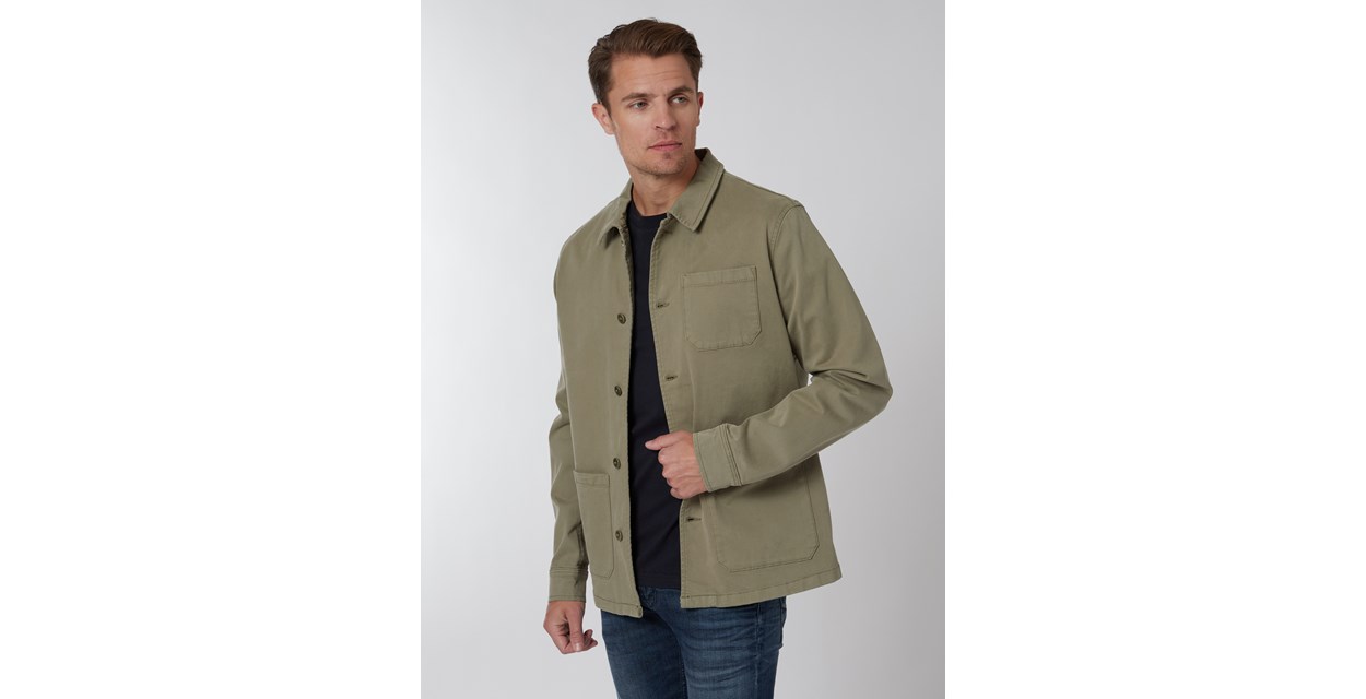 Urban twill jacket Deep Lichen Green | VIC