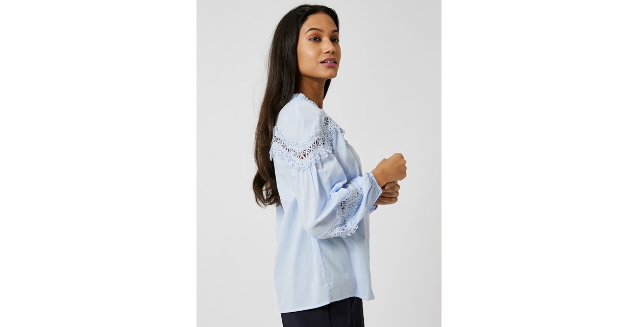 Winnie bluse light blue | VIC