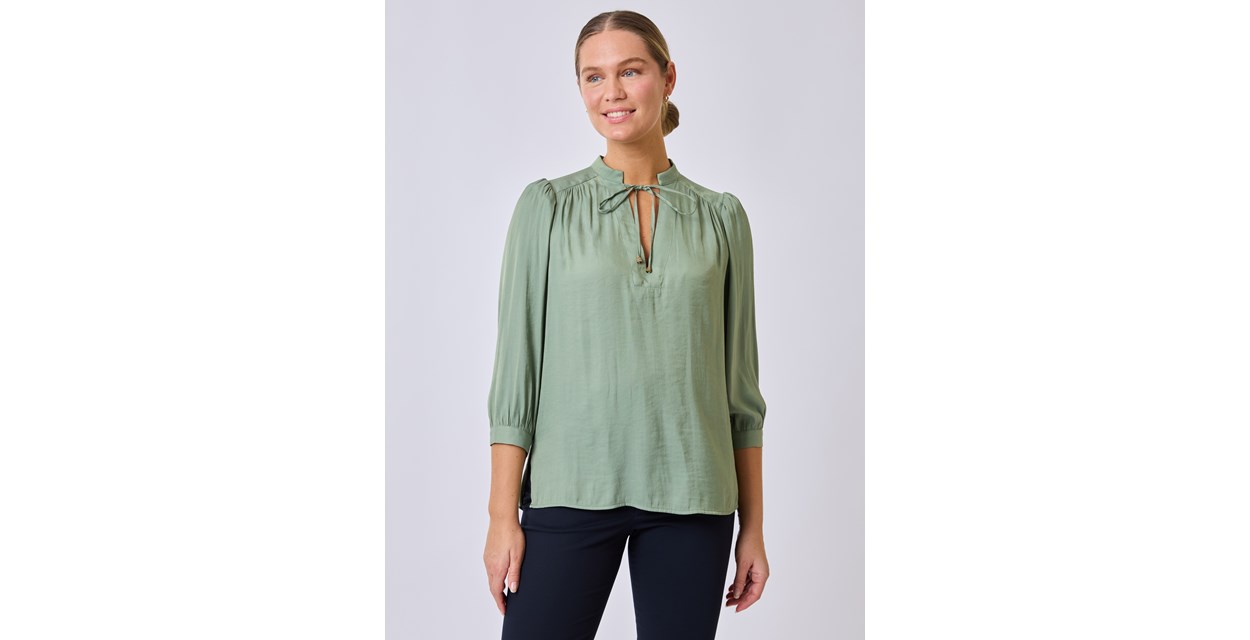 Amy bluse Elm Green | VIC