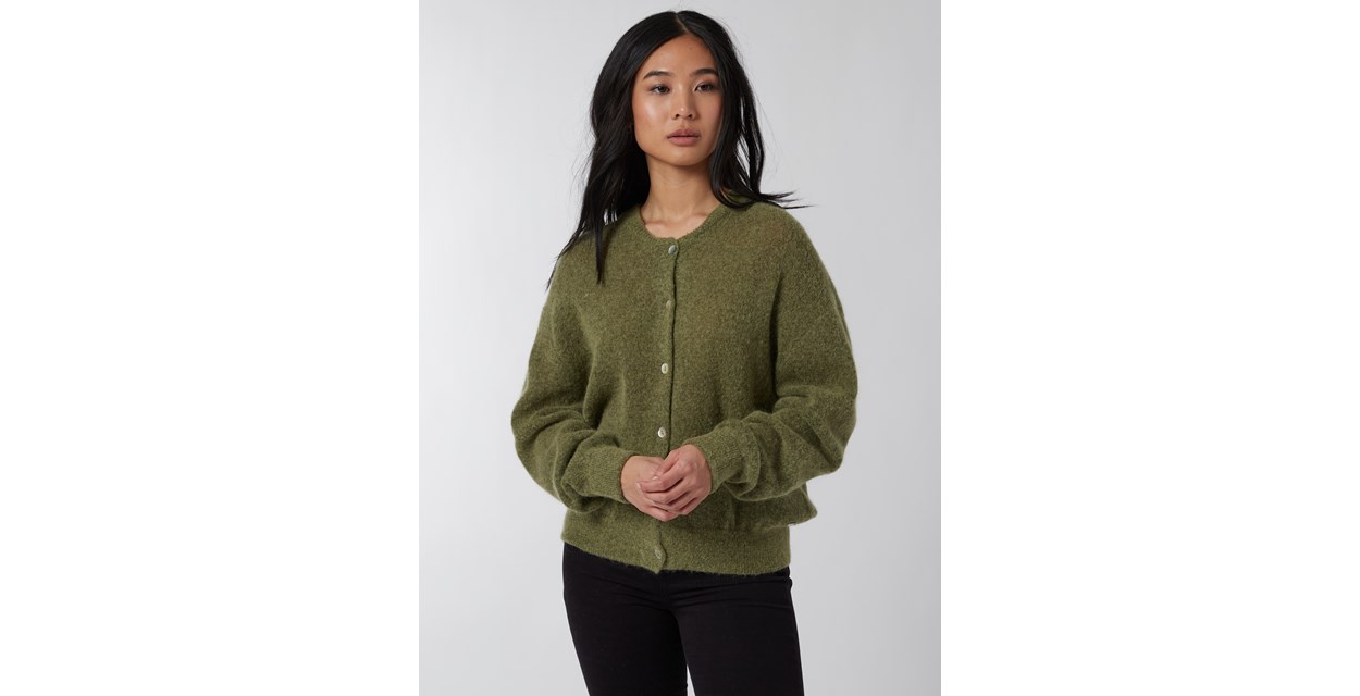 Adele cardigan Sage | VIC