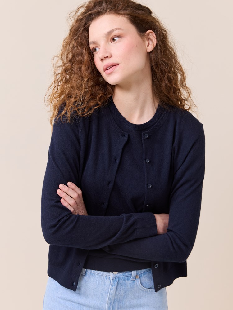 Agnes cardigan Sky Captain | VIC
