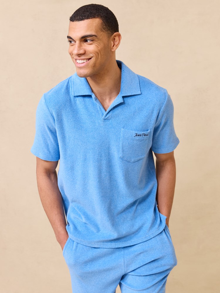 Quentin terry polo Silver Lake Blue | VIC