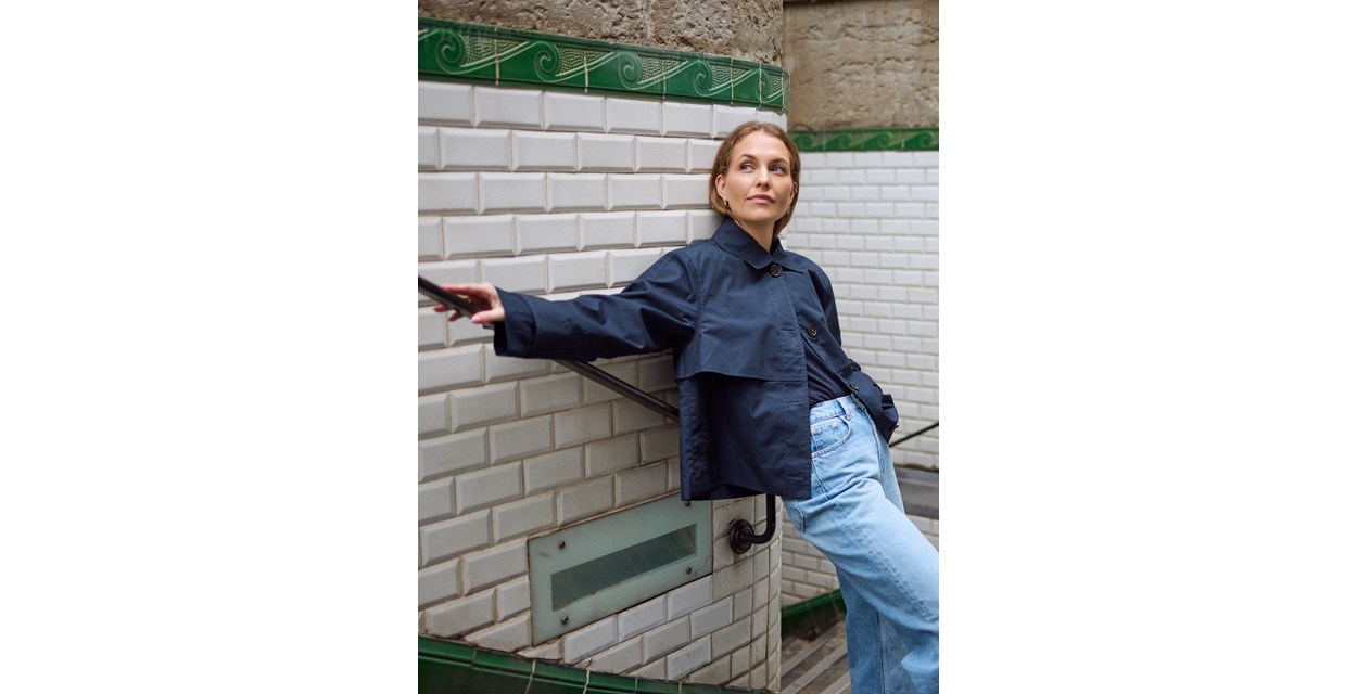 Anniken kort trench Sky Captain | VIC